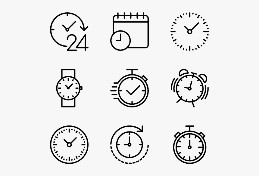 Time - Time Watch Icon, HD Png Download , Transparent Png Image - PNGitem