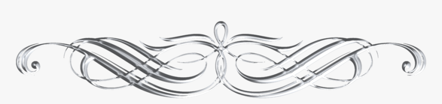 Silver Ornament Decorative Arts - Gold Line Design Png, Transparent Png ...