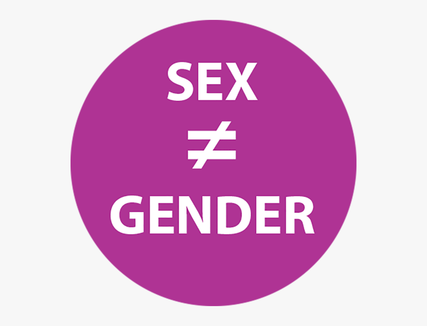 Sex Not Equal To Gender Button - Sex Is Not Gender, HD Png Download ...