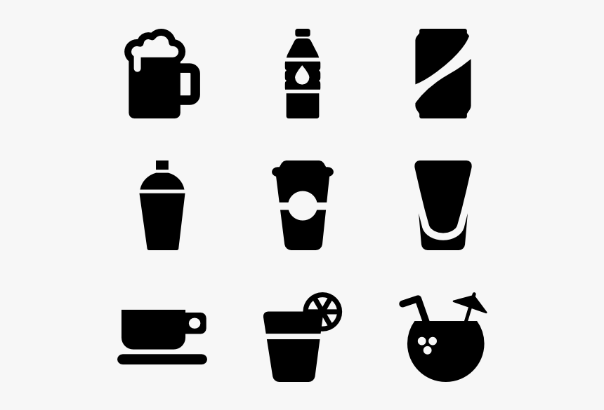 Drinks - Drink Icon Vector Png, Transparent Png , Transparent Png Image ...