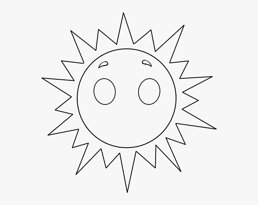 How To Draw Sun - Sun In Draw, HD Png Download , Transparent Png Image ...