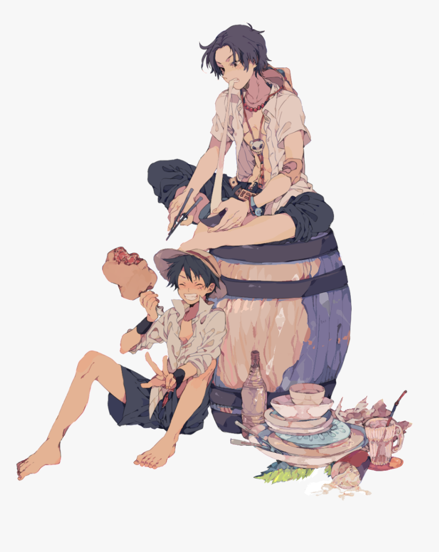 Transparent Luffy Chibi Png - Ace & Monkey D Luffy, Png Download ...