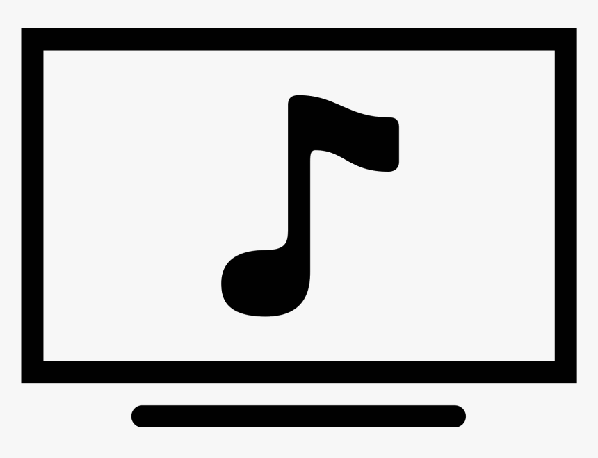 Music Video Icon - Tv Icon Vector, HD Png Download , Transparent Png ...