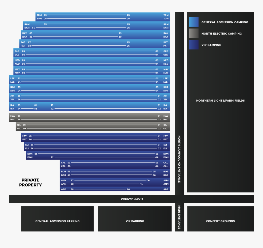 Transparent Vip Stamp Png - Rock Fest Campground Map, Png Download ...