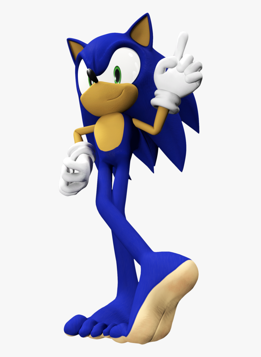 [3d] Sonic The Hedgehog By Feetymcfoot - Sonic The Hedgehog Without ...