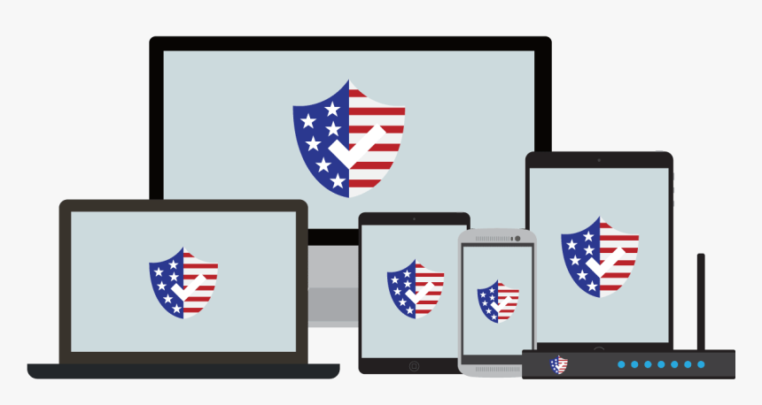 Vpn Shields On A Range Of Devices - Uk Vpn, HD Png Download ...