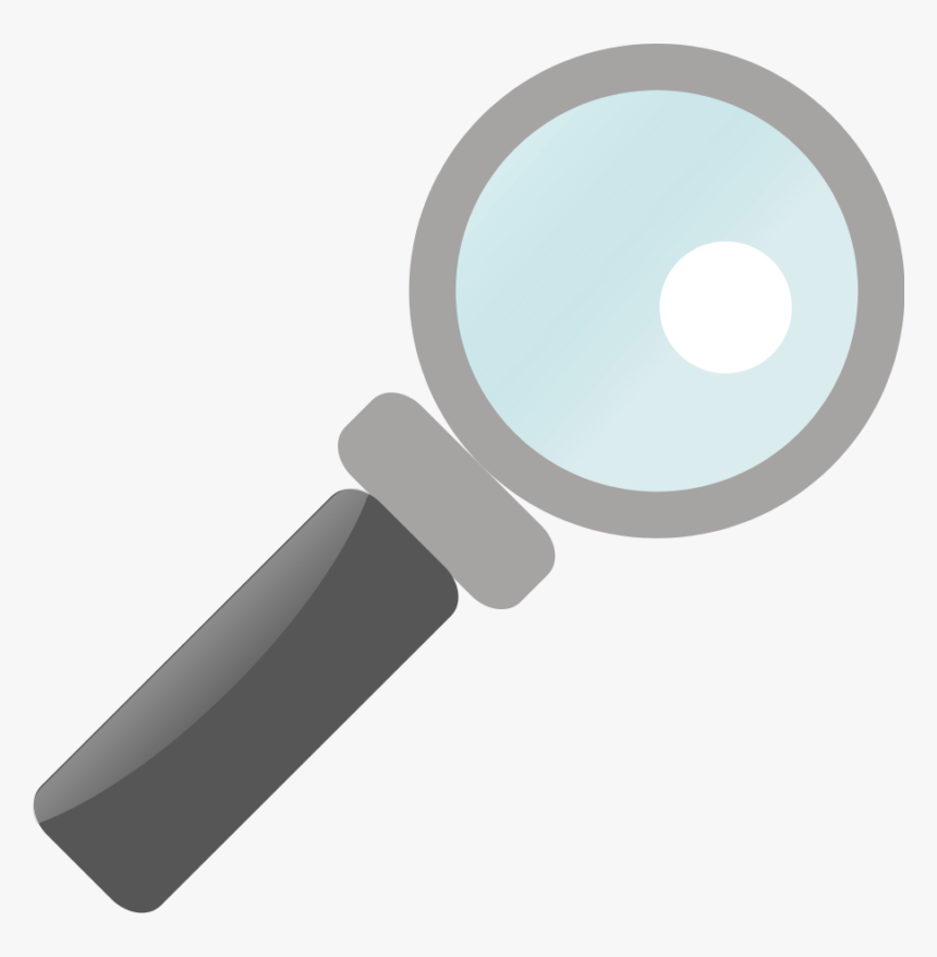 Magnifying Glass Flat Vector, HD Png Download , Transparent Png Image ...