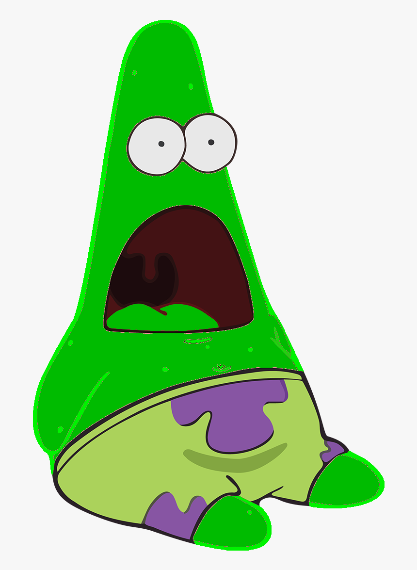 Patrick Star Squidward Tentacles Mr - Surprised Patrick Transparent, HD Png Download ...