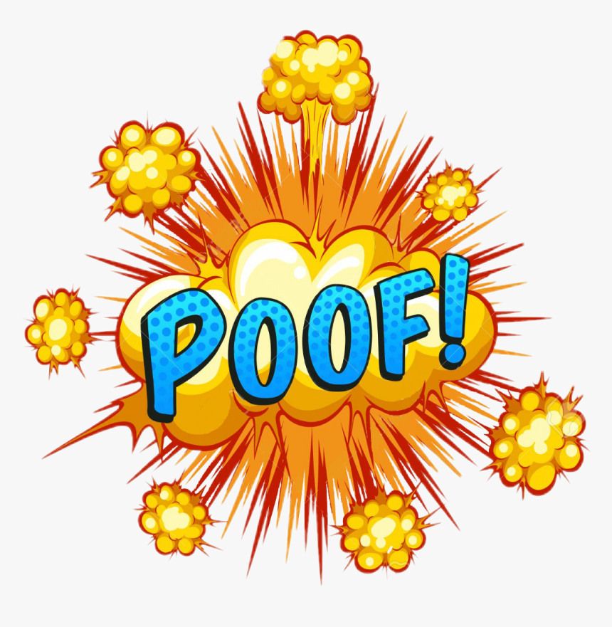 Transparent Poof Clipart - Word Bang, HD Png Download , Transparent Png ...