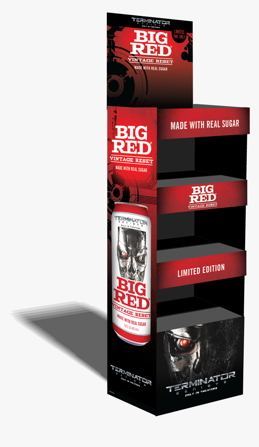 Terminator Genisys Big Red Standee - Box, HD Png Download , Transparent ...