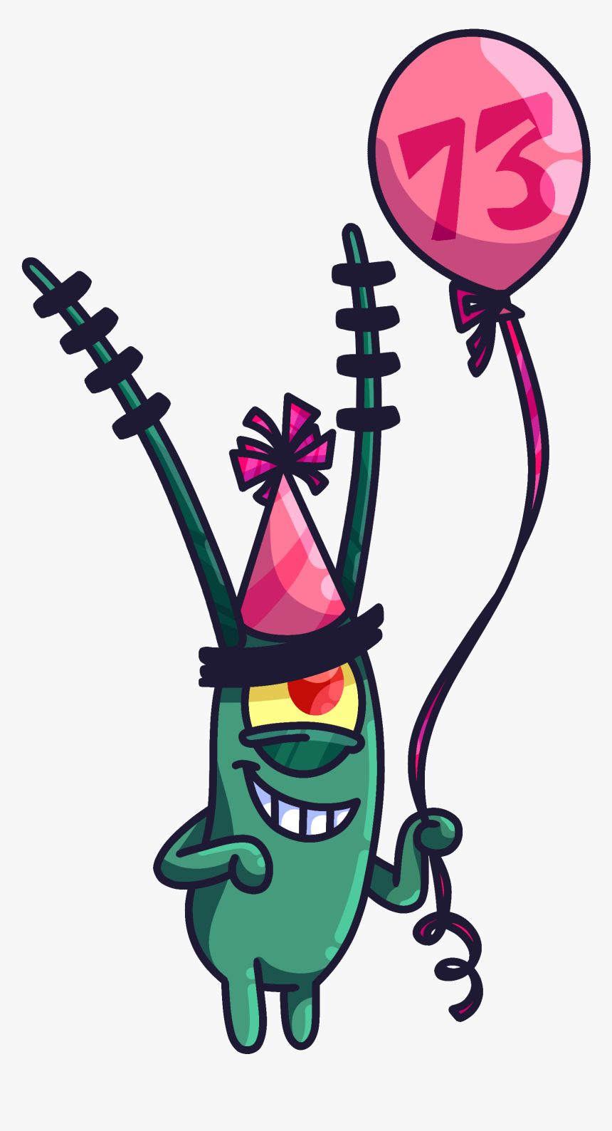 Happy Squidward - Plankton Spongebob, HD Png Download , Transparent Png ...