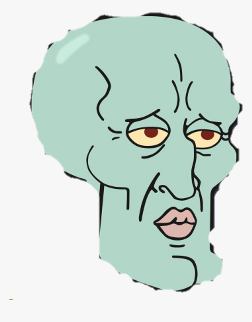 Handsome Squidward Transparent, HD Png Download , Transparent Png Image ...