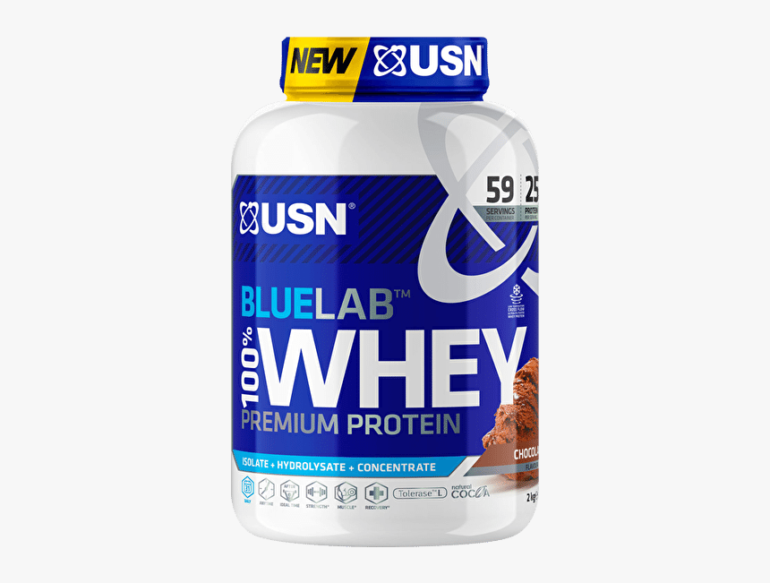 Usn Blue Lab Whey Protein, HD Png Download , Transparent Png Image ...