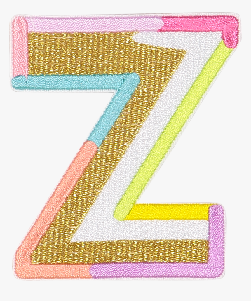 Gold Color Block Letter Patches - Gold, HD Png Download , Transparent ...
