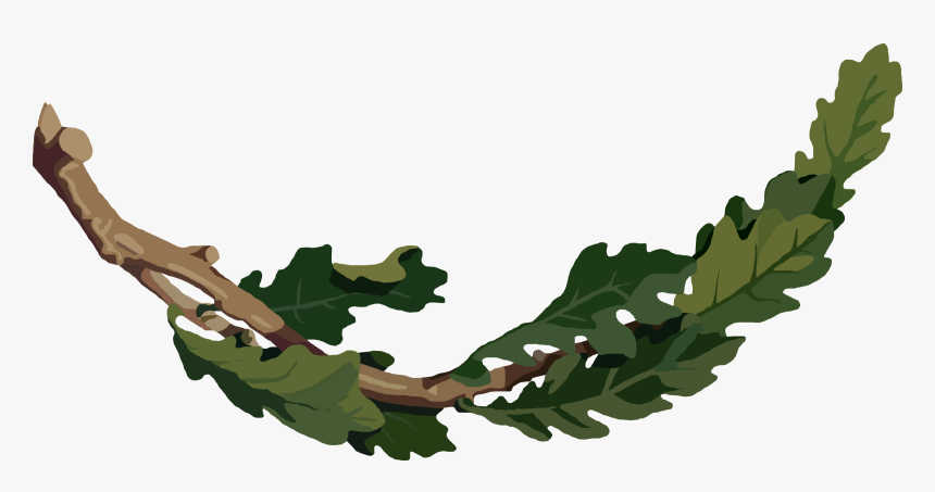 This Free Icons Png Design Of Oak Branch - Oak Tree Branch Clipart ...