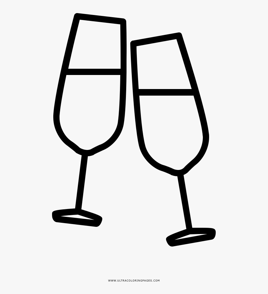 Cheers Coloring Page - Cheers Pictogram No Background, HD Png Download ...
