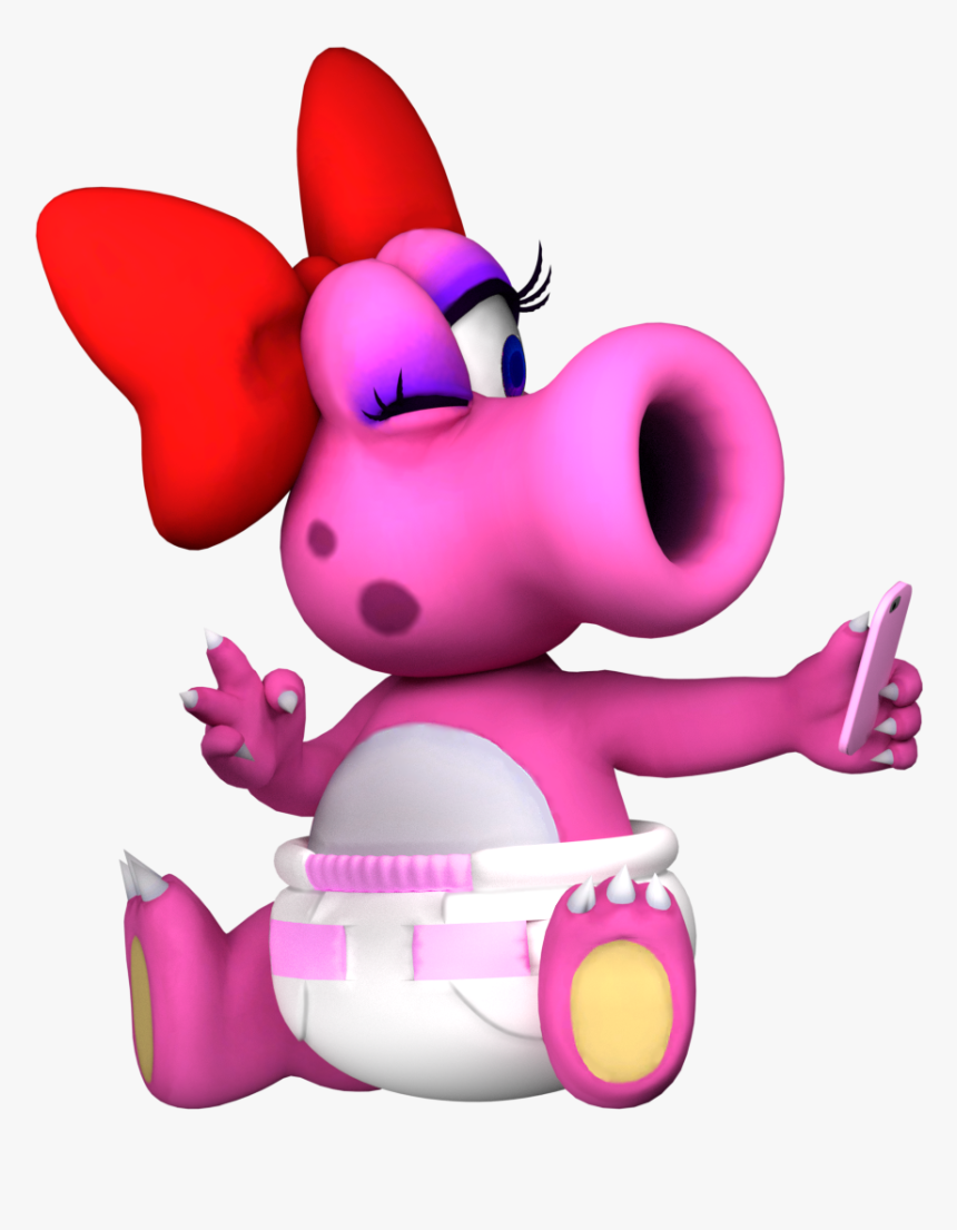 Birdo Again But With Better Quality And Selfies - Cartoon, HD Png ...