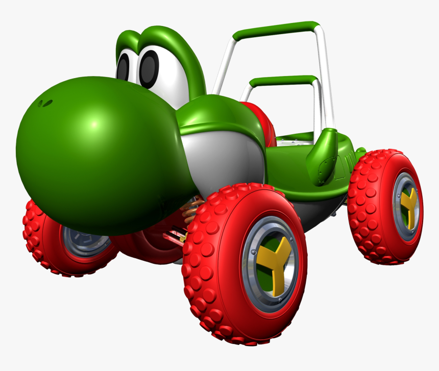 Clipart Car Racetrack - Mario Kart Yoshi Car, HD Png Download ...