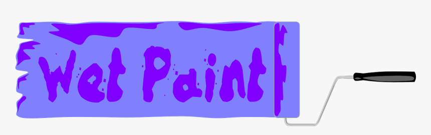 Wet Paint Sign, HD Png Download , Transparent Png Image - PNGitem