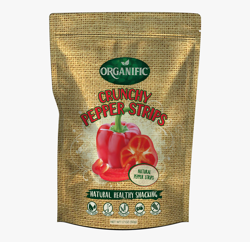 Dehydrated Red Bell Pepper Chips - Curly Kale, HD Png Download ...