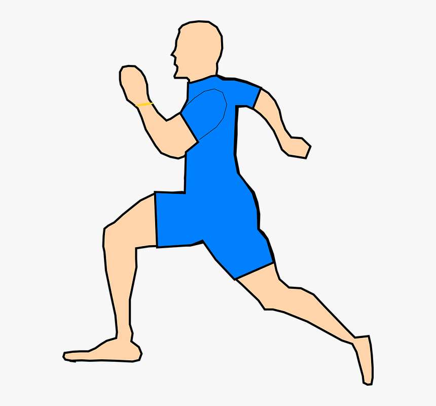 Transparent Runner Vector Png - Person Running Clipart, Png Download ...