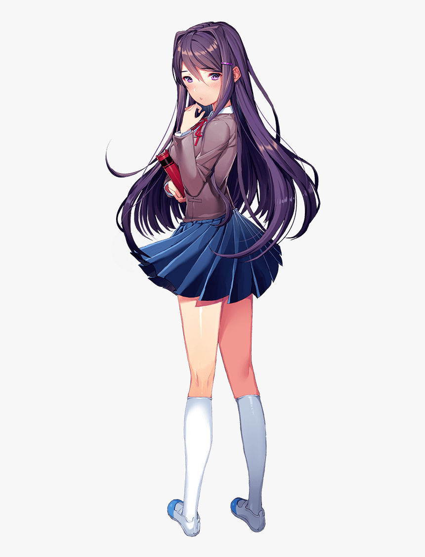 Doki Doki Literature Club Yuri Clip Arts - Doki Doki Literature Club Yuri, HD Png Download ...