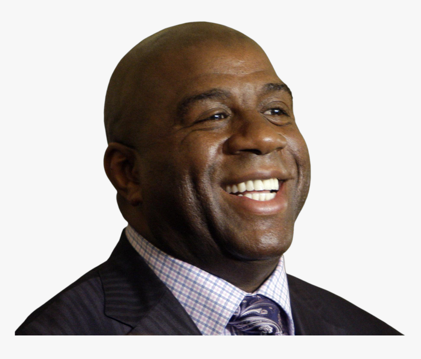 Magic Johnson Png - Magic Johnson Headshot Png, Transparent Png ...