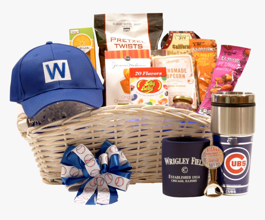 Deluxe Chicago Cubs Gift Basket - Gift Basket, HD Png Download ...