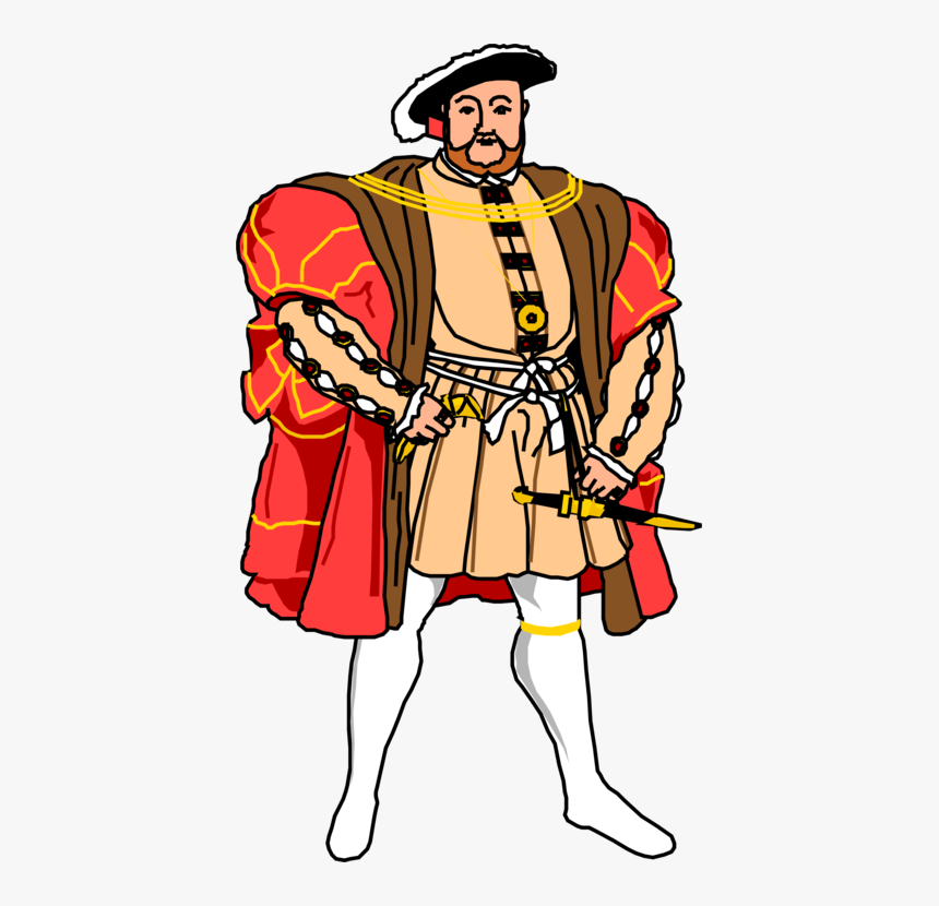 Art,fictional Character,artwork - King Henry Viii Cartoon, HD Png ...