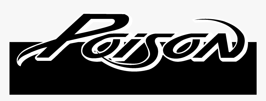 Poison Logo Black And White - Poison Logos, HD Png Download ...