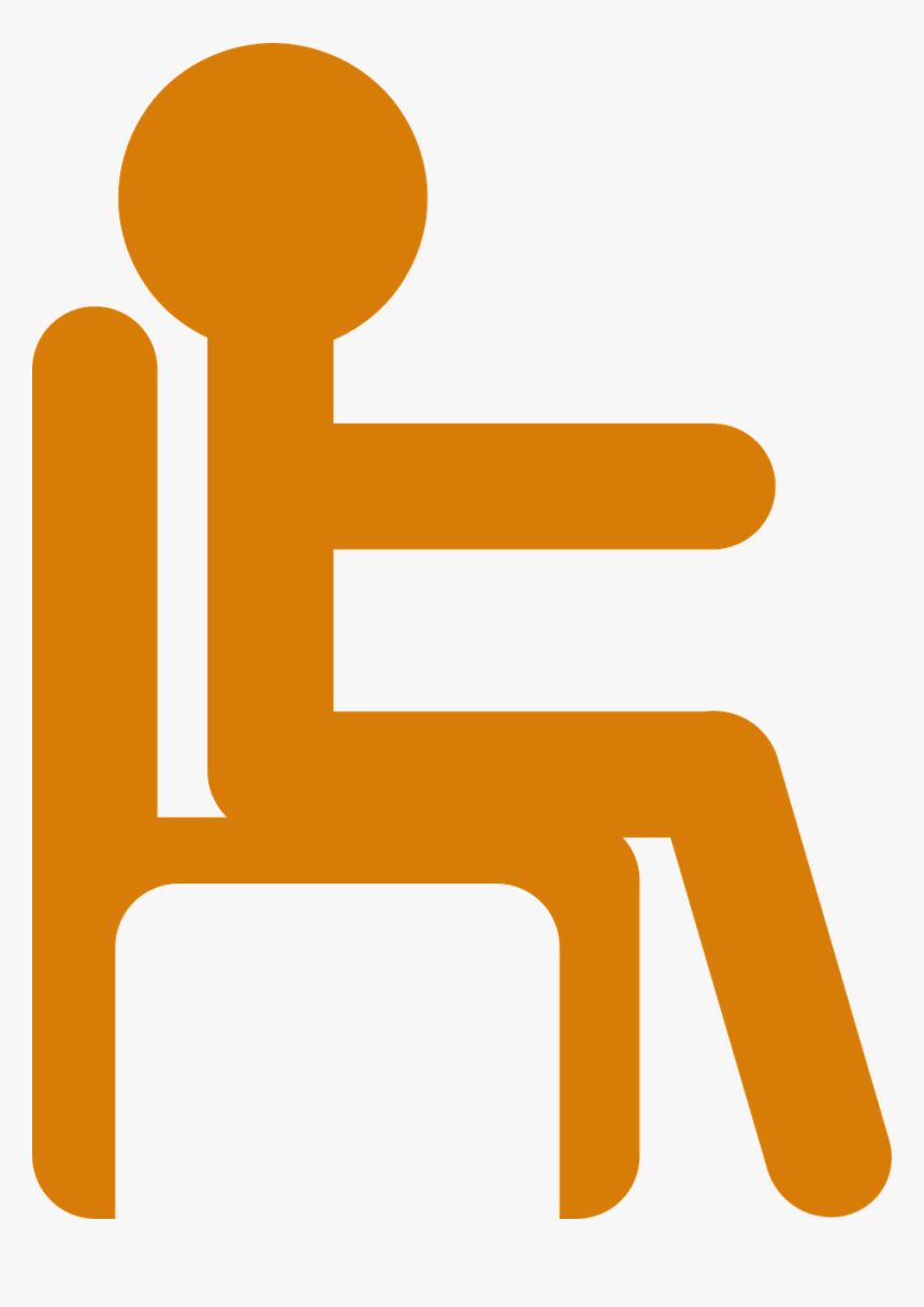 Stickman Sitting In Chair, HD Png Download , Transparent Png Image ...