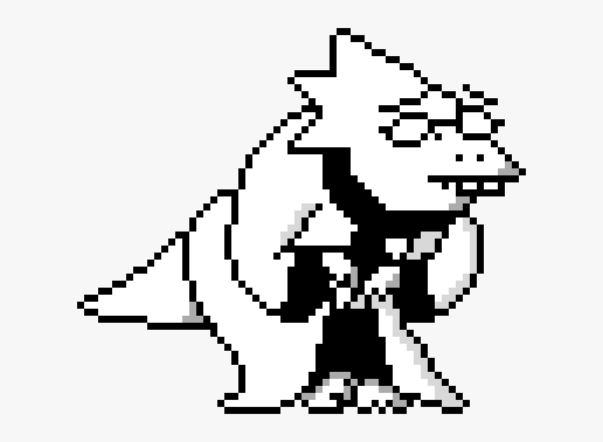 Undertale Alphys Sprite, HD Png Download , Transparent Png Image - PNGitem