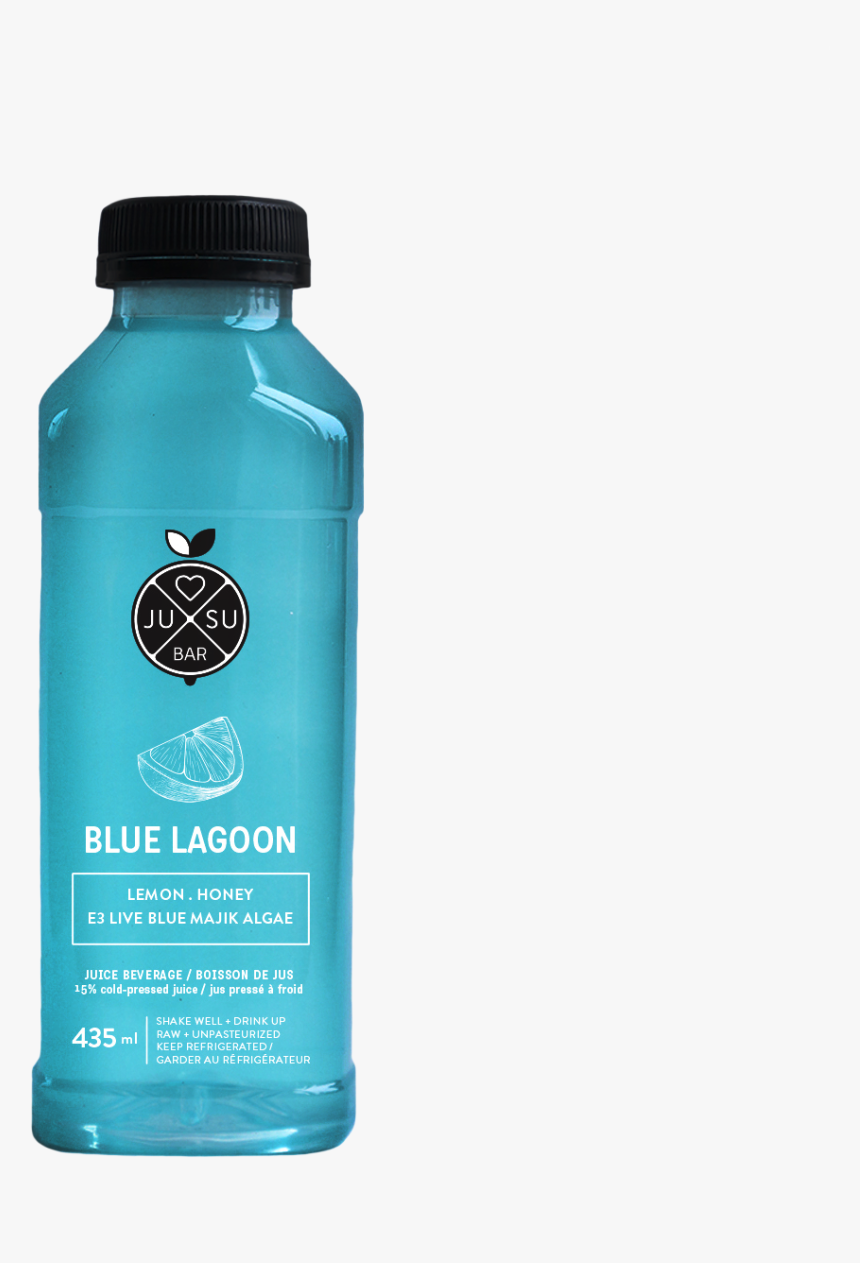Jusu Bar Blue Lagoon - Fresh Pressed Blue Juice, HD Png Download ...