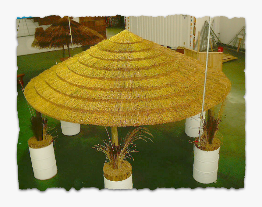 African Reed Thatch Gazebo - Roof, HD Png Download , Transparent Png ...