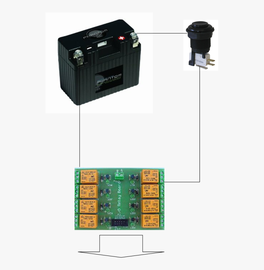 Push Button Switch With Relay, HD Png Download , Transparent Png Image ...