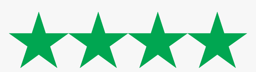 4 Stars - Three And A Half Stars, HD Png Download , Transparent Png ...