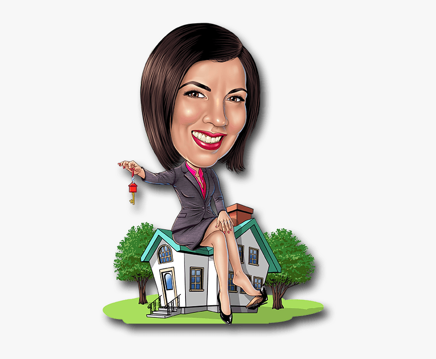 Real Estate Caricature - Caricature, HD Png Download , Transparent Png ...