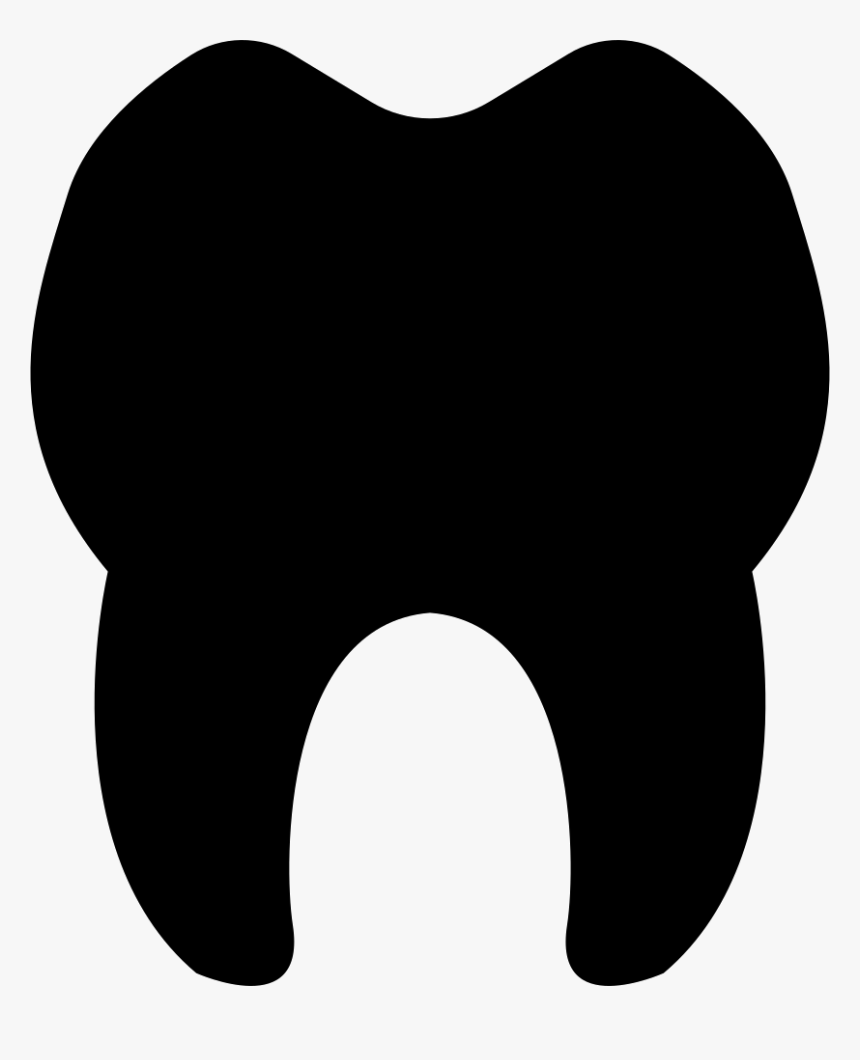 Teeth Silhouette - Tooth Silhouette Png, Transparent Png , Transparent Png Image - PNGitem