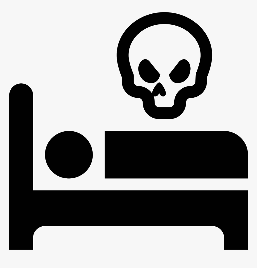Bed Vector Frame - Dead Icon, HD Png Download , Transparent Png Image ...