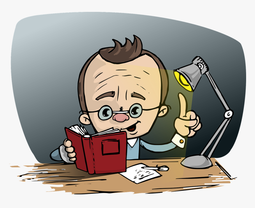 Reading Books With Lights Clipart, HD Png Download , Transparent Png ...