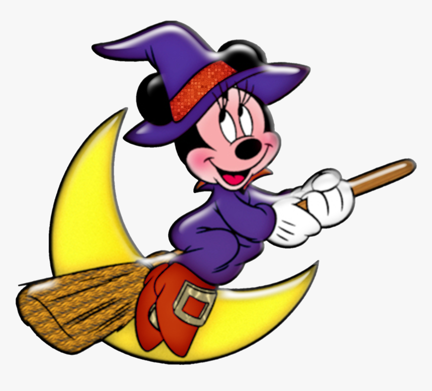 Minnie Mouse Witch Cartoon, HD Png Download , Transparent Png Image ...