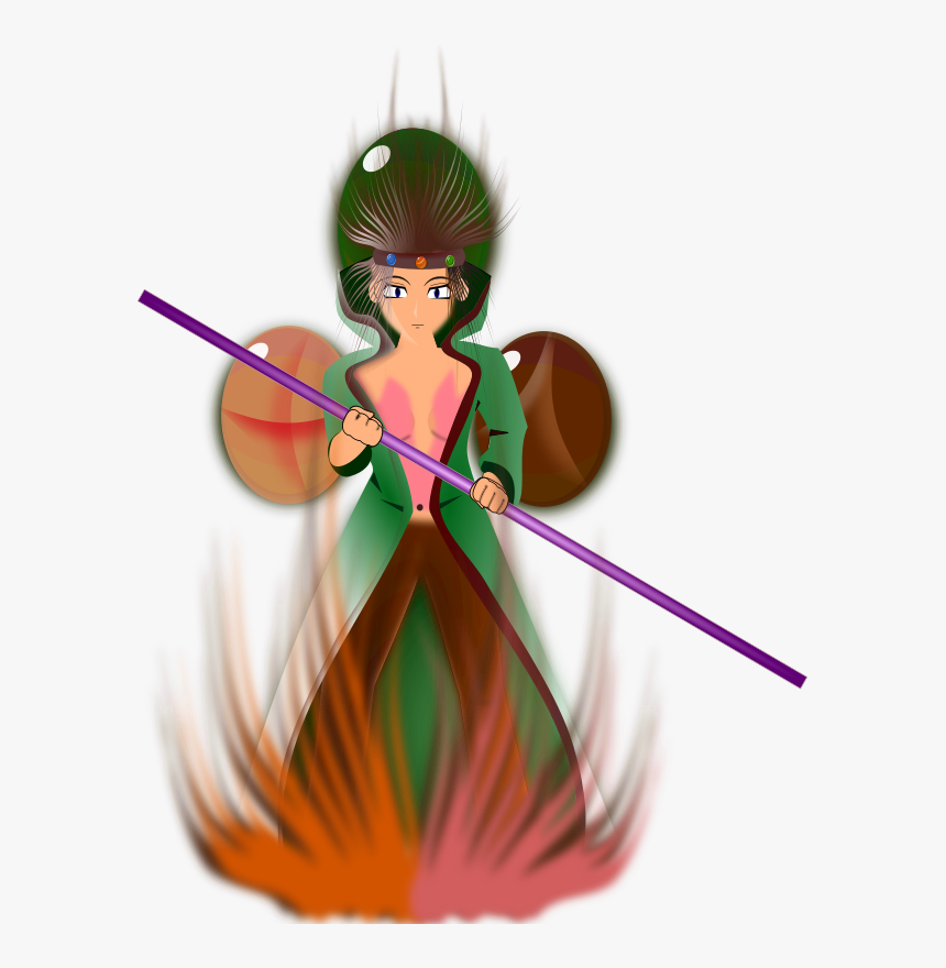Anime Girl - Fantasy Fight Girl, HD Png Download , Transparent Png ...