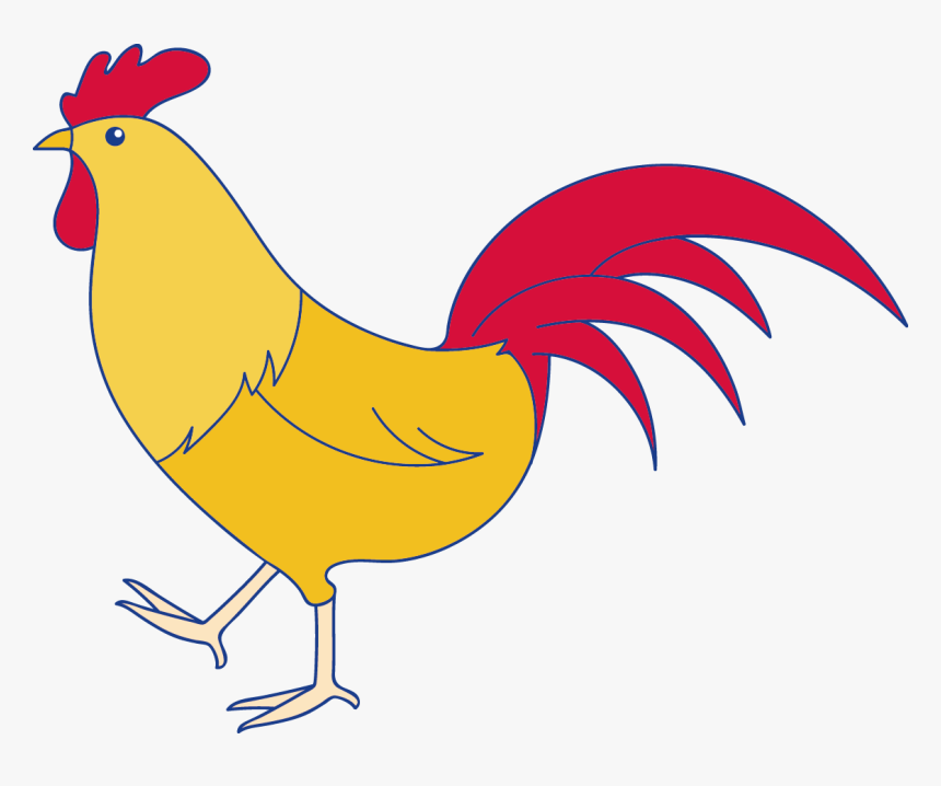 Clip Art Chicken Clip - Yellow Chicken Clipart, HD Png Download ...