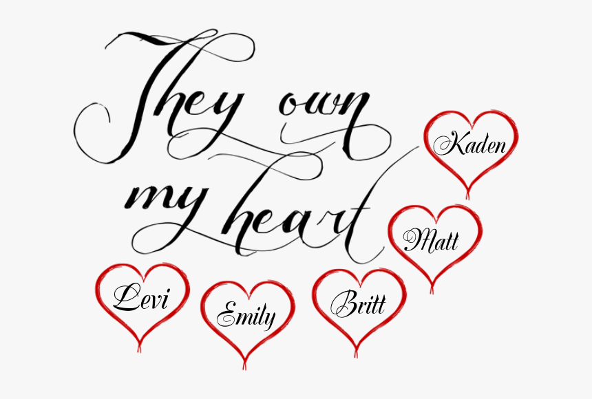 Transparent Handwritten Heart Png - Heart, Png Download , Transparent ...