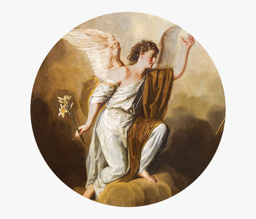 Transparent Praying Angel Png - Angel Coming To Mary, Png Download ...