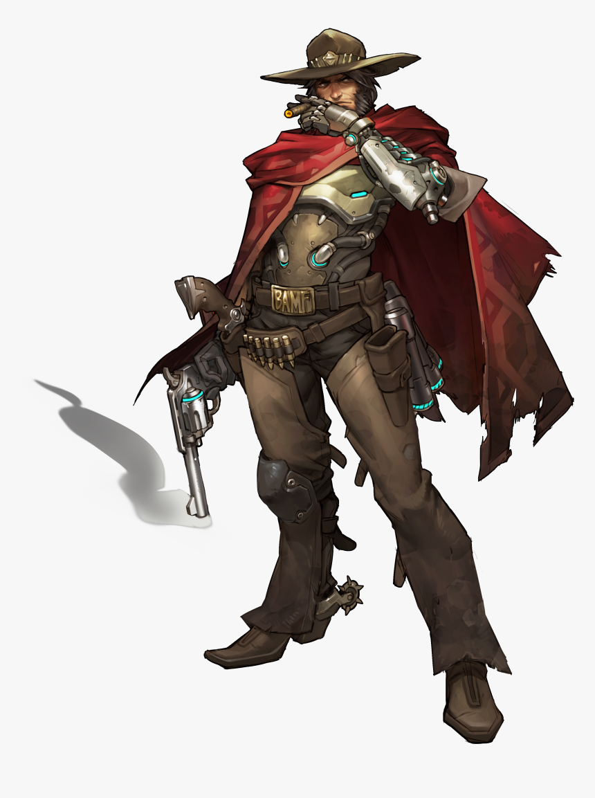 Mccree-portrait - Mccree Overwatch, HD Png Download , Transparent Png ...