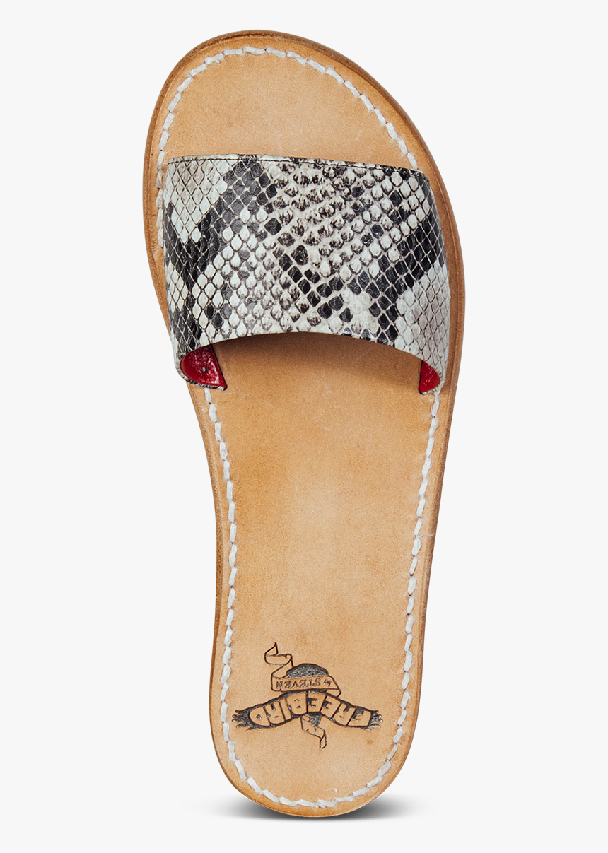 Golden In Black/white Snake - Flip-flops, HD Png Download , Transparent ...
