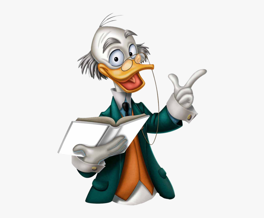 Disney Professor Ludwig Von Drake - Professor Ludwig Von Drake, HD Png ...