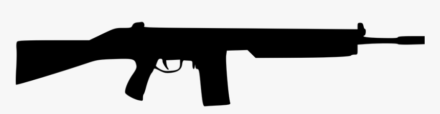 Weapons, Automatic, Firearms, War, Black, Silhouette - Fallout 3 ...