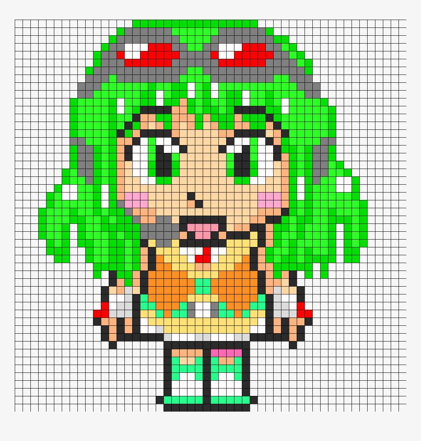 Gumi Perler Bead Pattern / Bead Sprite - Emmet E Megaestilo Anime, HD ...